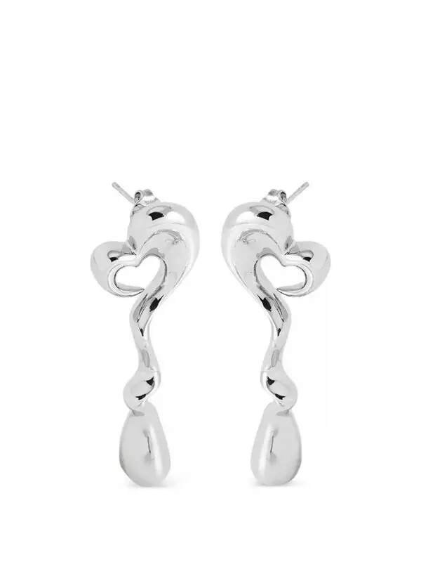 YOJ Agapi Drop Earrings - Silver