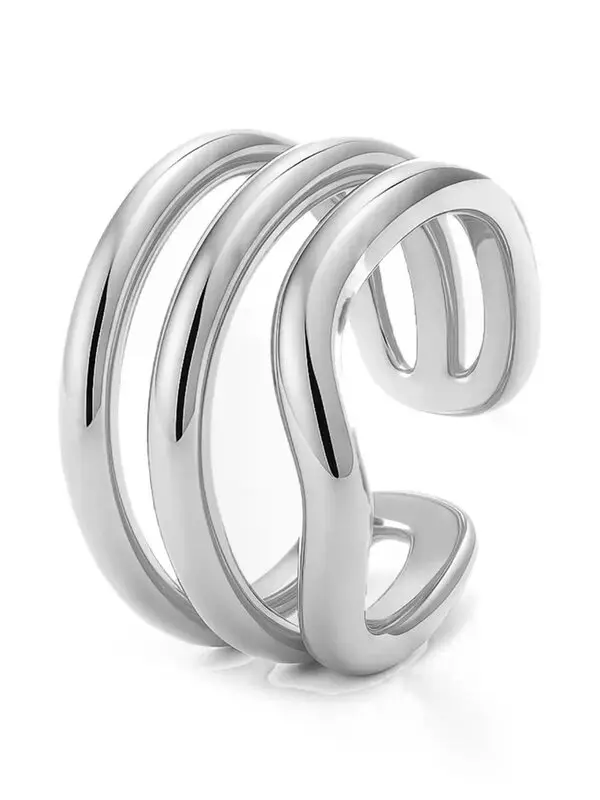 YOJ Arce Multi-band Ring - Silver