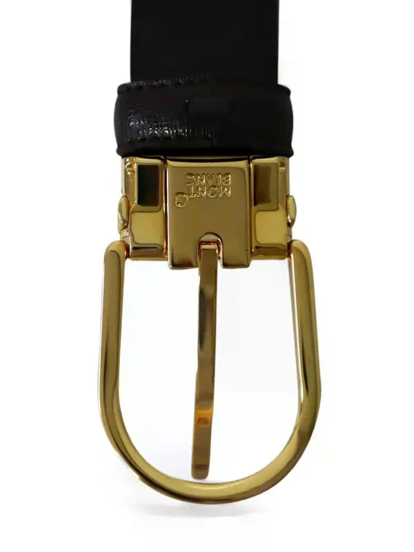 Montblanc Logo-engraved Buckle Belt