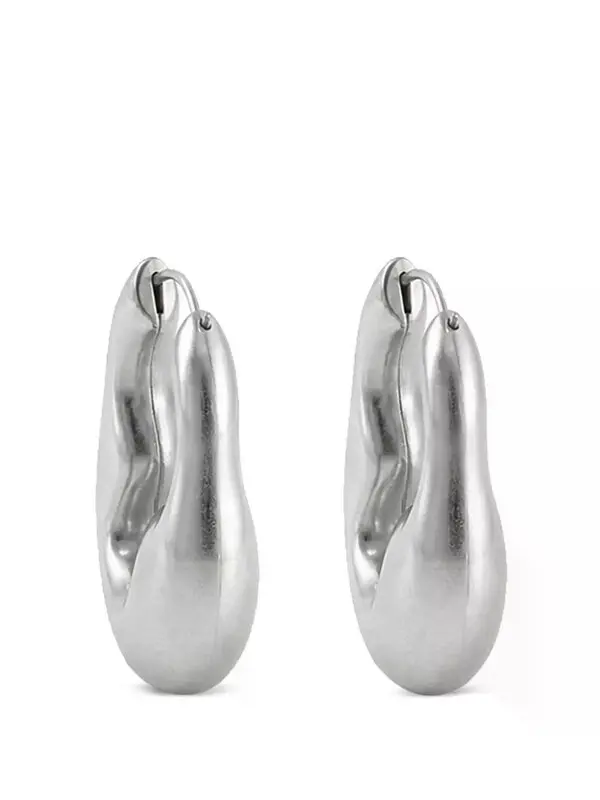 YOJ Luna Drop Earrings - Silver
