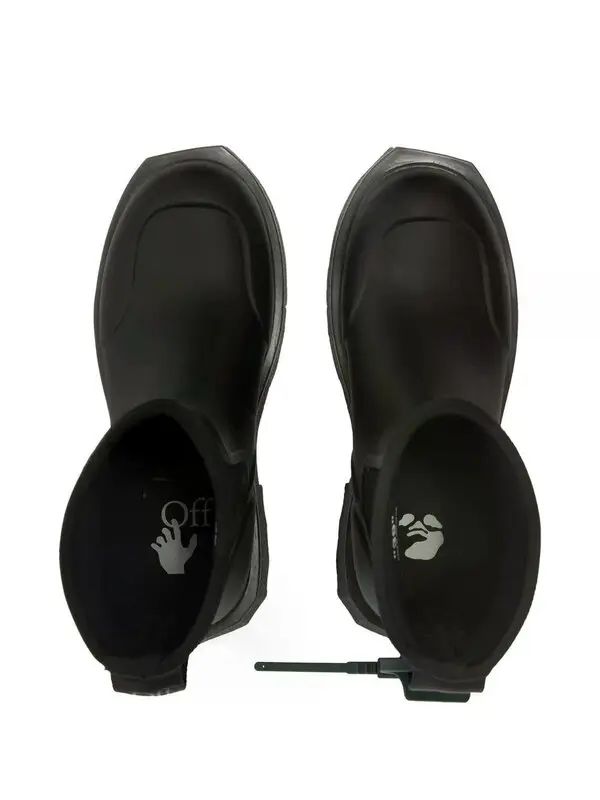 Off-White Sponge Logo-print Rain Boots
