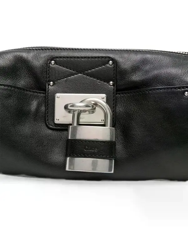 Chloé Paddington Leather Shoulder Bag - Black