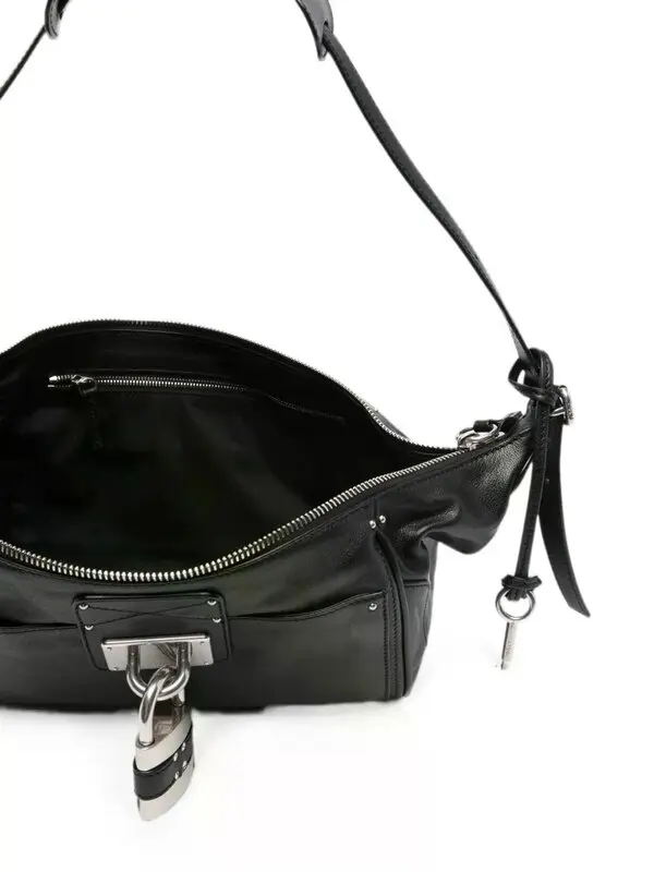 Chloé Paddington Leather Shoulder Bag - Black