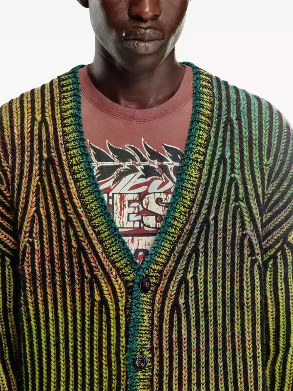 DIESEL® Oakland Ribbed Cardigan