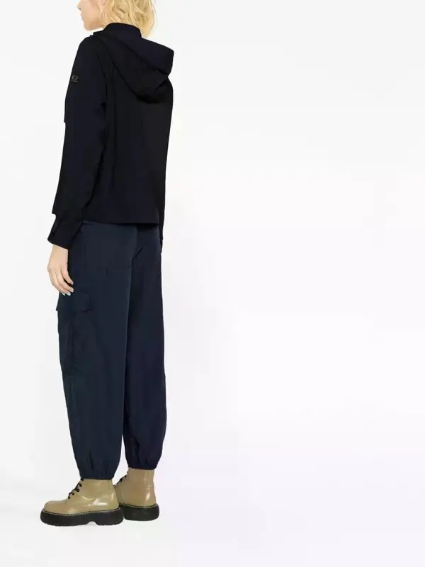 Woolrich Hooded Wool Short Parka