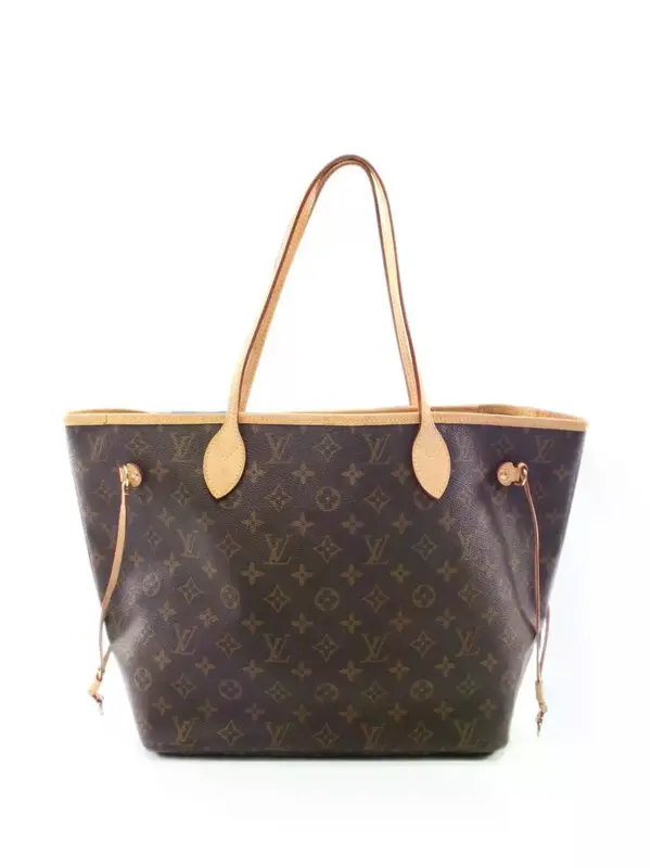LOUIS VUITTON 2007 Neverfull Mm Monogram-canvas Tote Bag - Brown