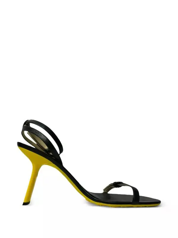 Loewe Petal Ankle-strap Sandals - Black