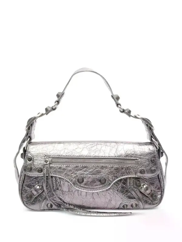Balenciaga 2010s S Le Cagoule Shoulder Bag - Silver