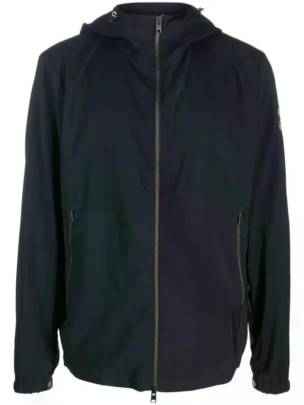 Woolrich Zip-up Wool Windbreaker - Blue