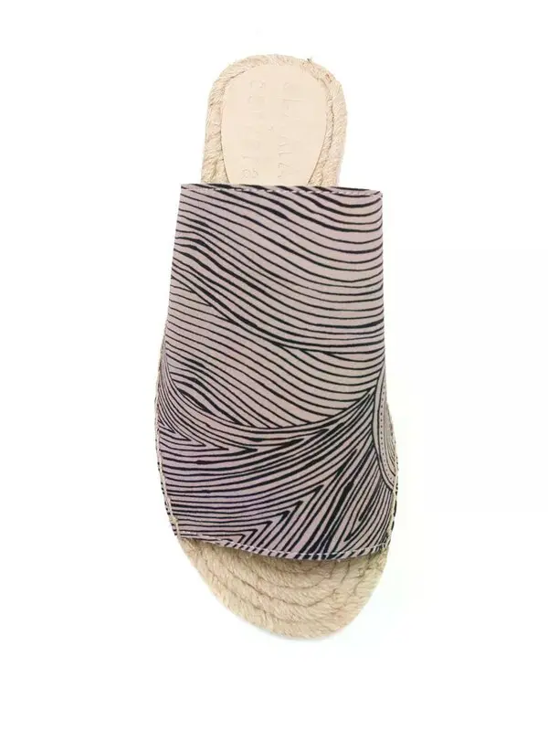 AMIR SLAMA X Cervera Printed Espadrilles