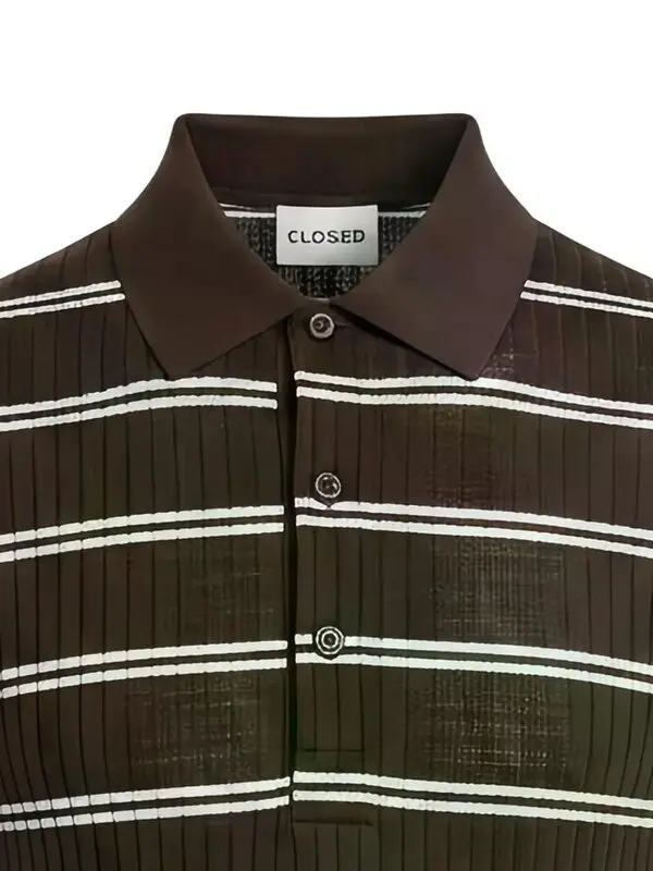 Closed Striped Wool Polo Shirt