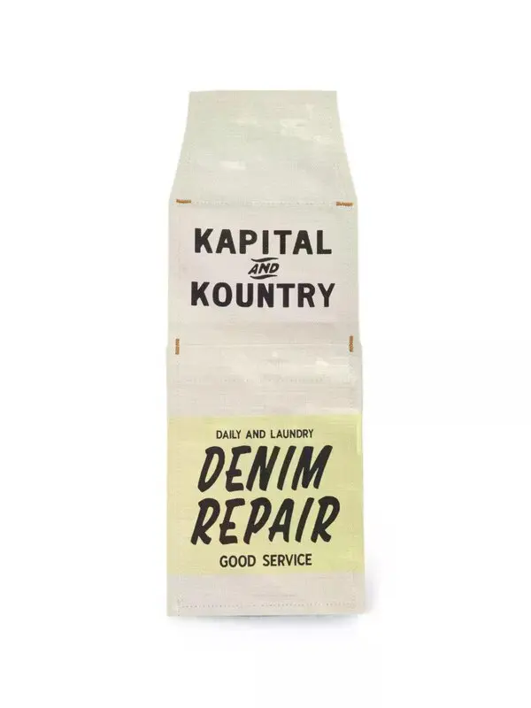 Kapital Canvas Pulp Phone Holder - Neutrals