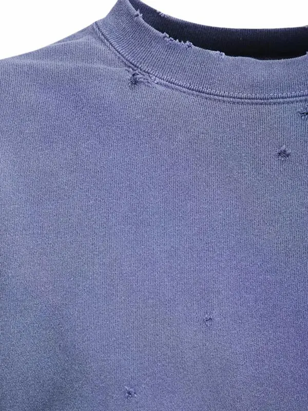 KURO More Damage Distressed Washed Sweatshirt