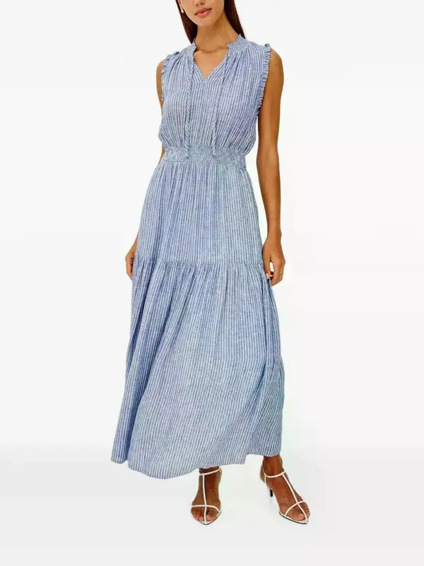 Rails Alessi Striped Tiered Dress - Blue