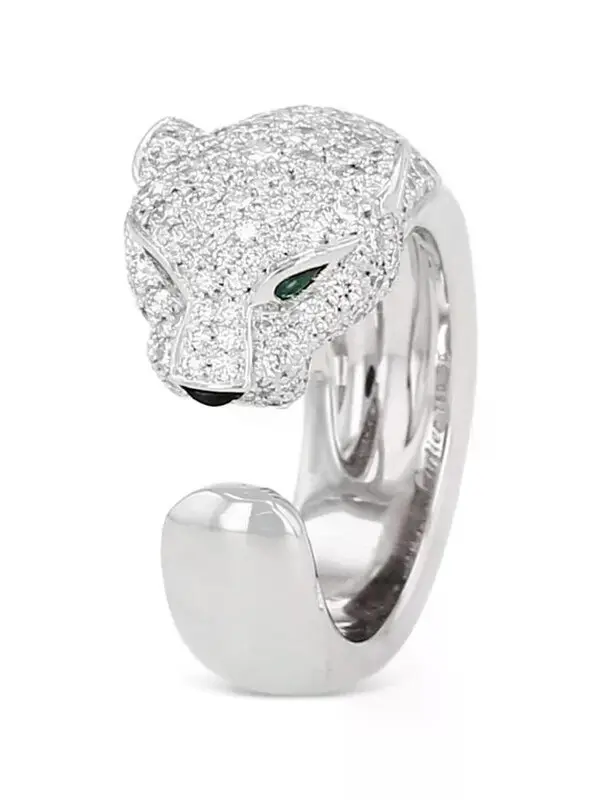 Cartier 2011 Panthère Emerald And Diamond Ring