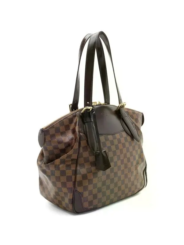 LOUIS VUITTON 2011 Damier Ebene Verona Shoulder Bag - Brown