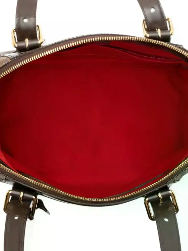 LOUIS VUITTON 2011 Damier Ebene Verona Shoulder Bag - Brown