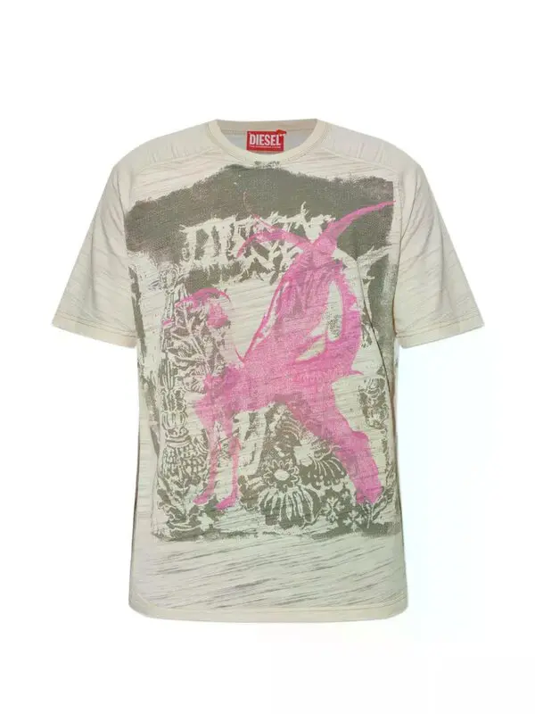DIESEL® T-shirt 't-jalo-a - Neutrals