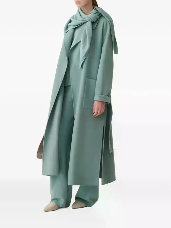 Fabiana Filippi Belted Patch-pocket Coat