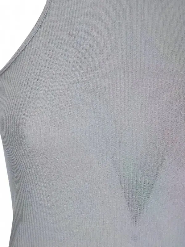 Rick Owens Basic Ribbed-knit Tank Top