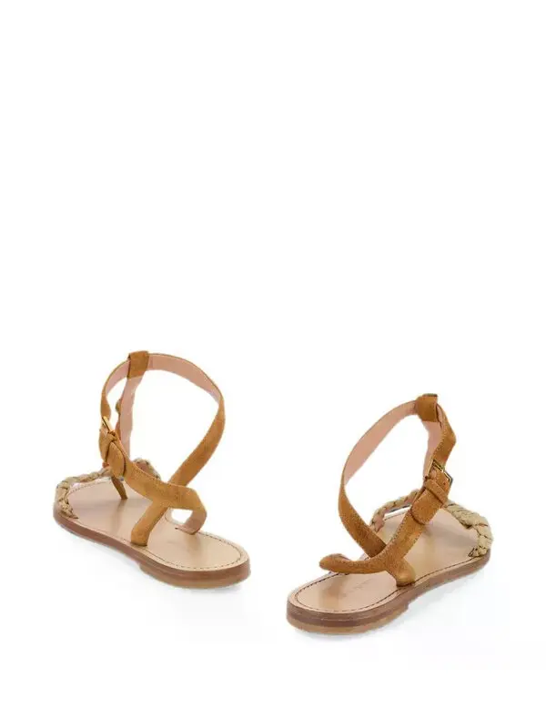 Alberta Ferretti Embellished Buckled Sandals