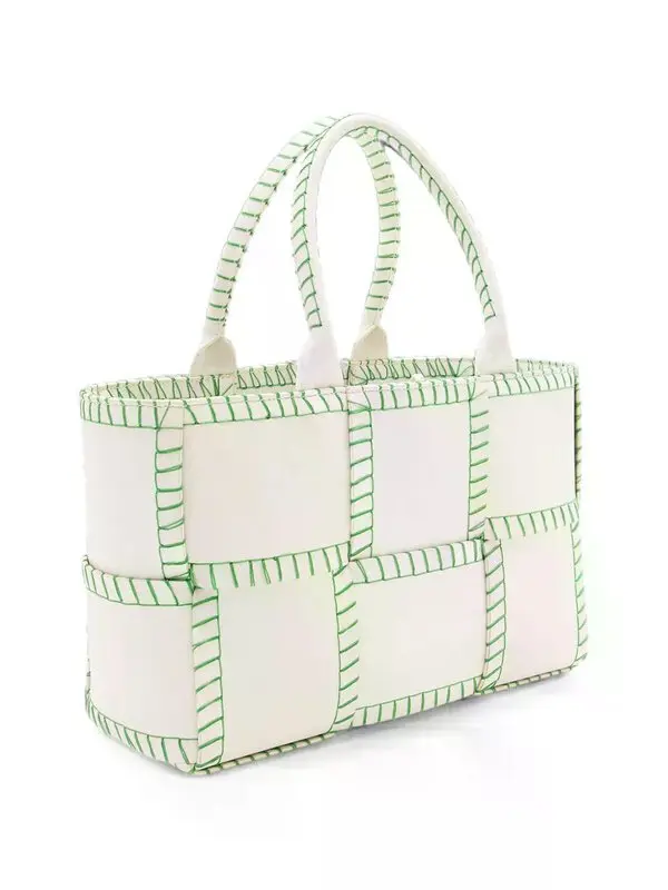 Bottega Veneta Arco Stitched Leather Tote Bag