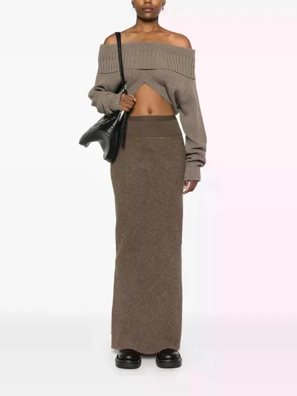 Rick Owens Flared Maxi Skirt