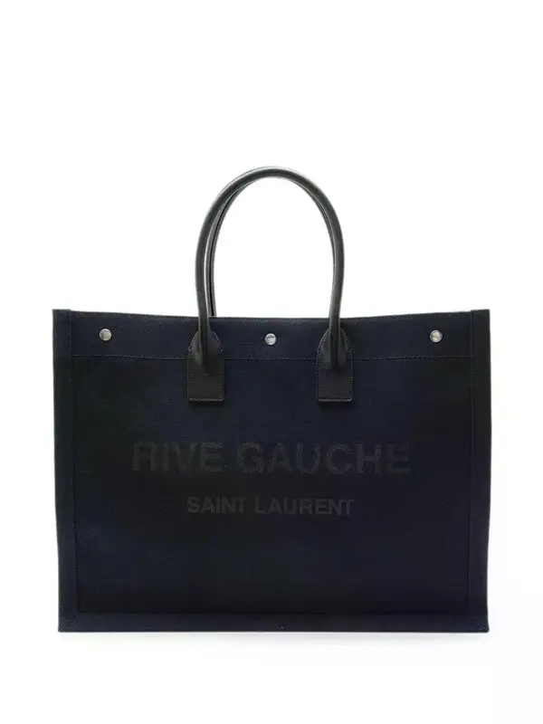 Saint Laurent 2021 Rive Gauche Tote Bag - Blue