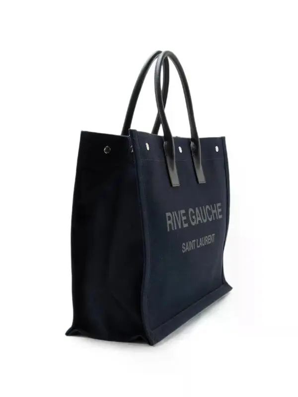 Saint Laurent 2021 Rive Gauche Tote Bag - Blue