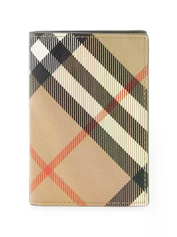 Burberry Check Cardholder - Neutrals