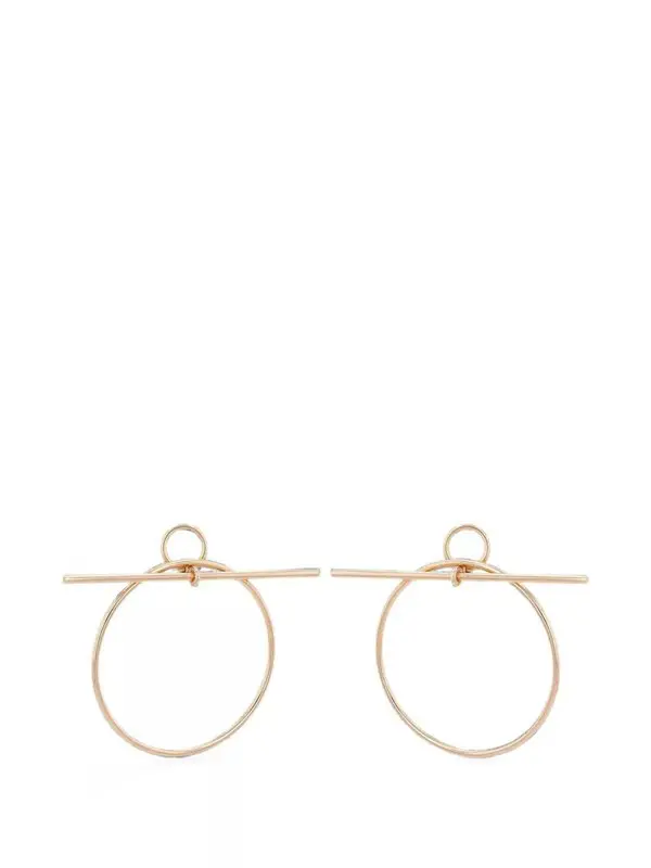 Hermès Loop Earrings - Gold