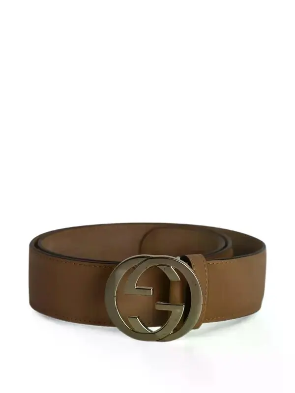 Gucci Interlocking Gg Belt - Brown