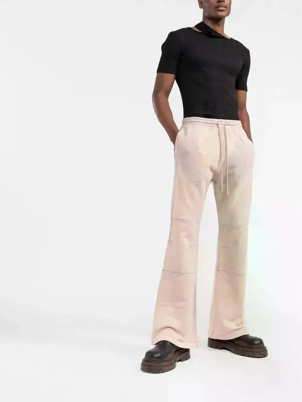 Off-White Laundry Panelled Cotton Track Pants - Neutrals