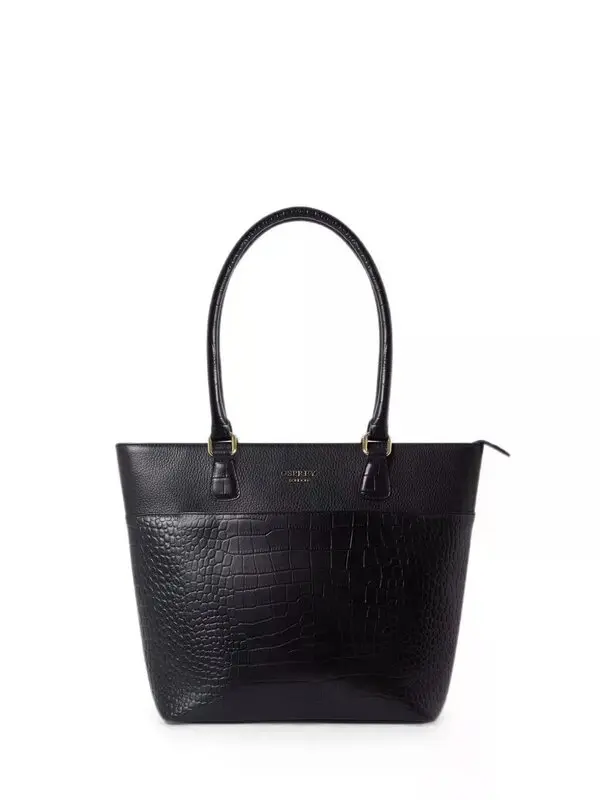 OSPREY Kellie Croc-effect Pebbled Tote Bag