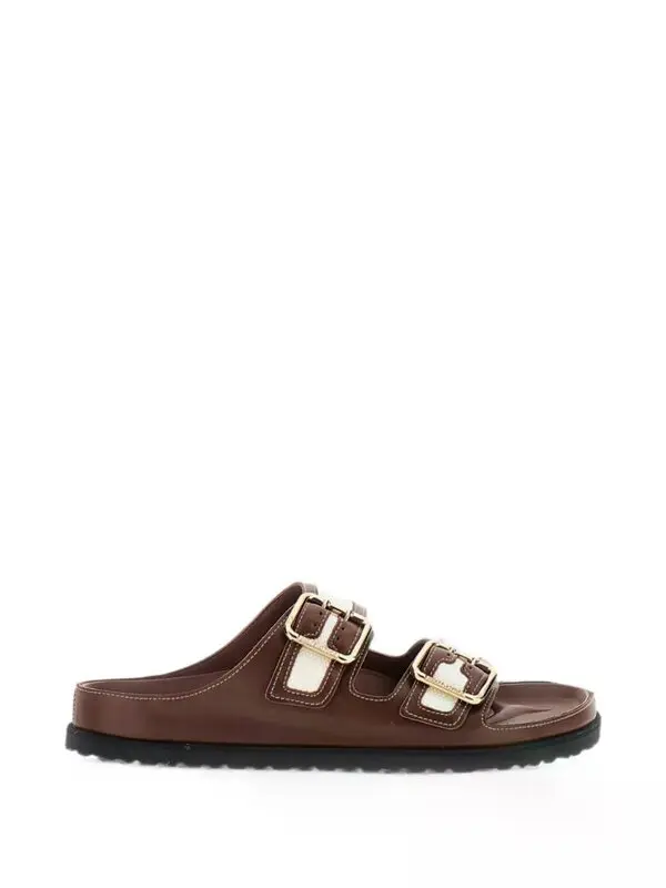 BIRKENSTOCK 1774 Arizona Canvas Sandals - Brown