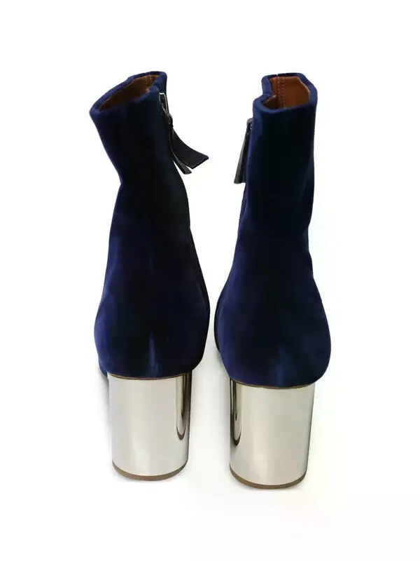 Proenza Schouler Velvet Block-heel Ankle Boots