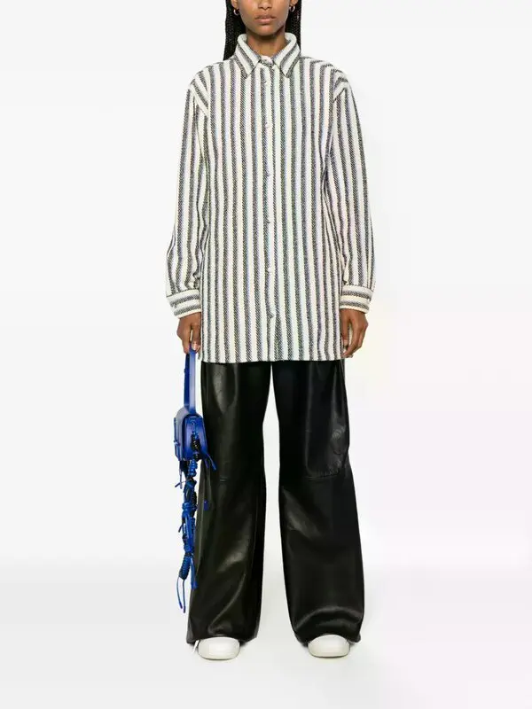 Off-White Arrows-embroidered Woven Shirt