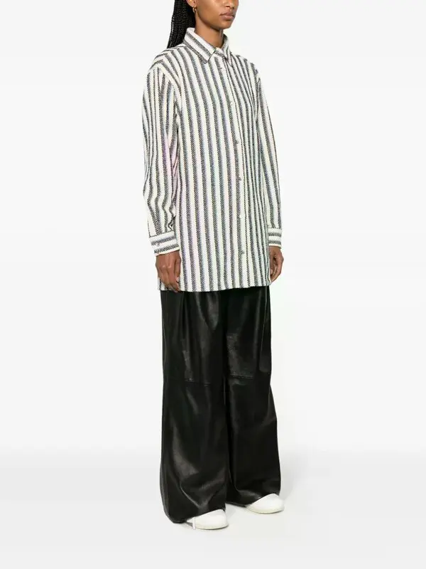 Off-White Arrows-embroidered Woven Shirt