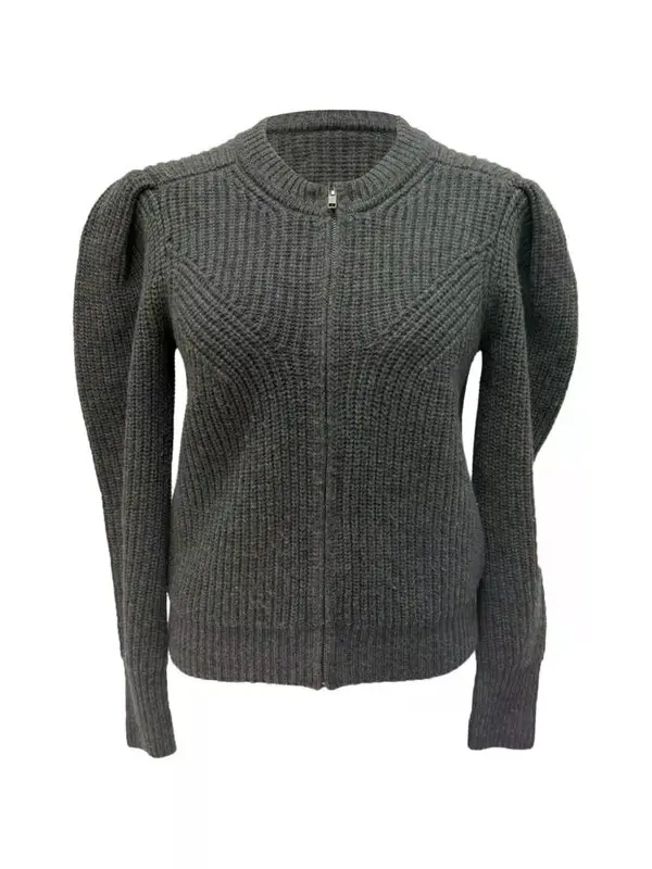 ISABEL MARANT VINTAGE Randy Puff-sleeve Sweater - Grey