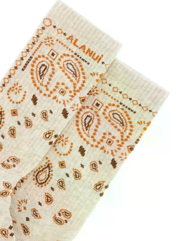 Alanui Paisley-jacquard Socks