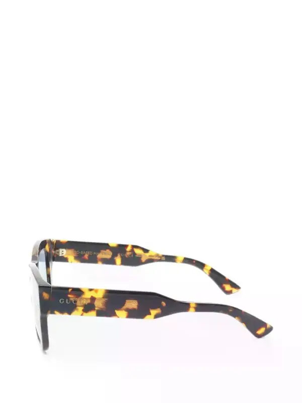Gucci 2020s Tortoiseshell-effect Square-frame Sunglasses