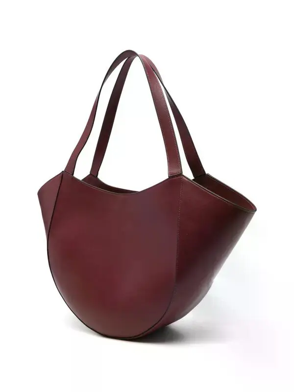 WANDLER Hortensia Slouch Leather Tote Bag - Red