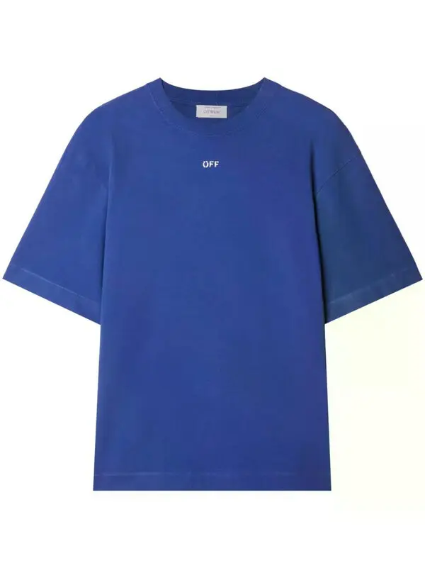 Off-White Off-stamp Short-sleeve T-shirt - Blue
