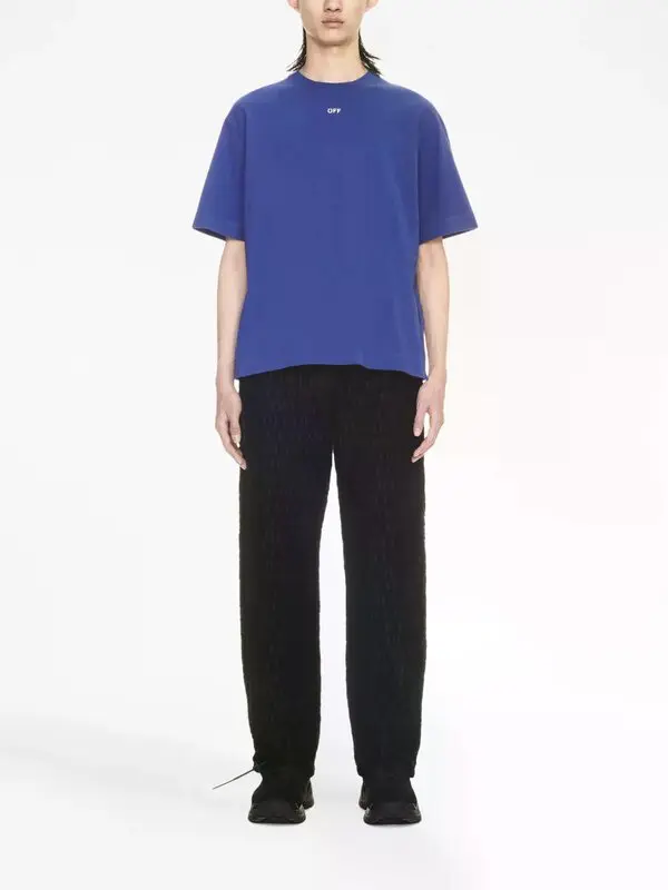 Off-White Off-stamp Short-sleeve T-shirt - Blue