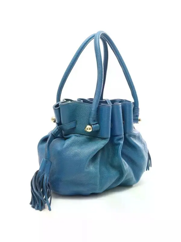 Mcm 2000s Tassel-detail Leather Shoulder Bag