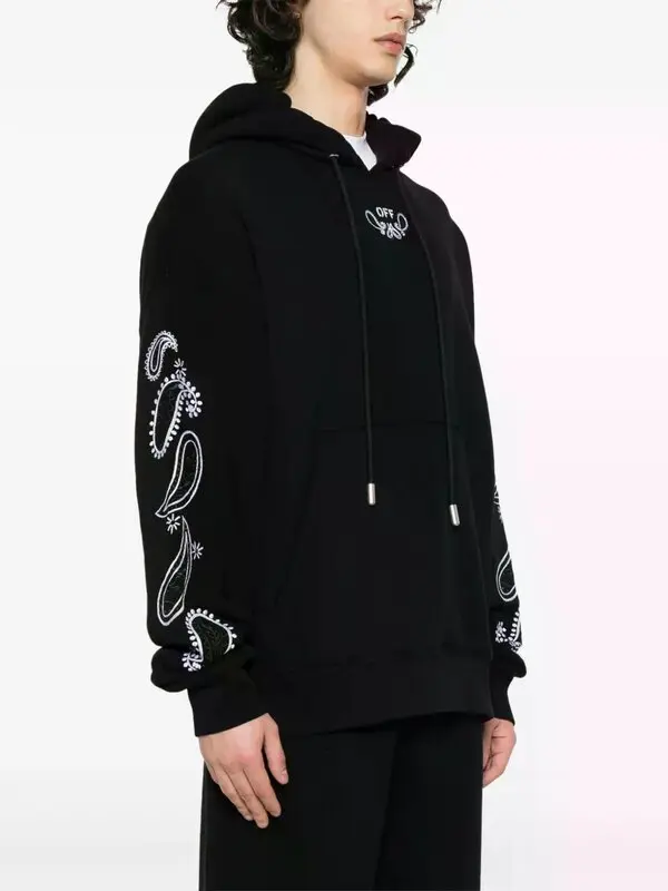 Off-White Bandana Arrows Embroidered Hoodie
