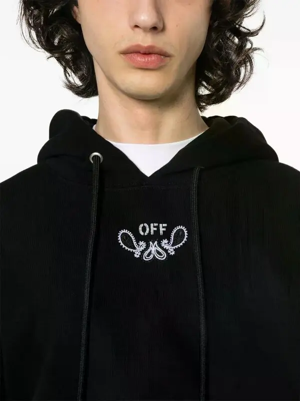 Off-White Bandana Arrows Embroidered Hoodie