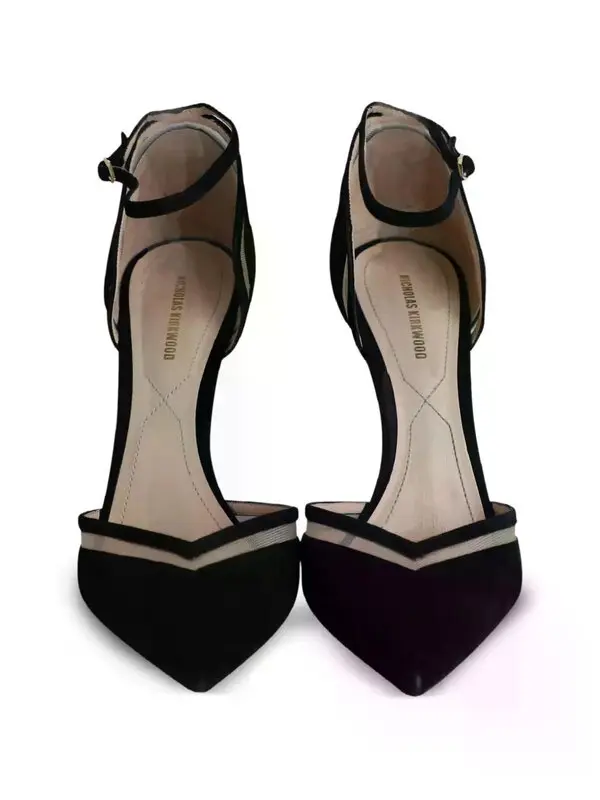 NICHOLAS KIRKWOOD Pearl-embellished Ankle-strap Pumps