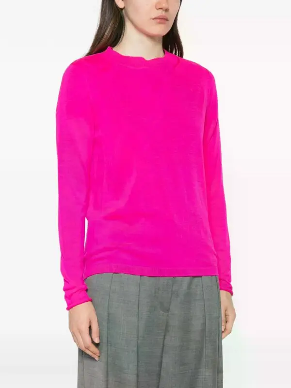 Liviana Conti Fine Knit Crew Neck Sweater