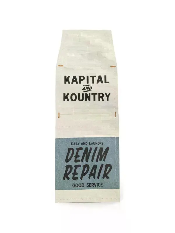 Kapital Canvas Pulp Phone Holder - Neutrals